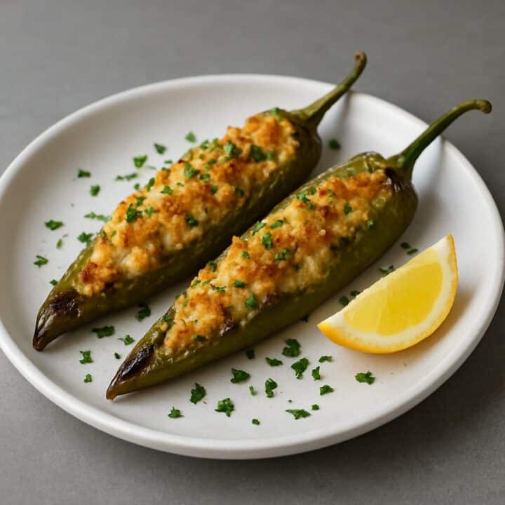 Stuffed Long Hots: Spicy, Cheesy Italian-Style Peppers - Passport Kitchen